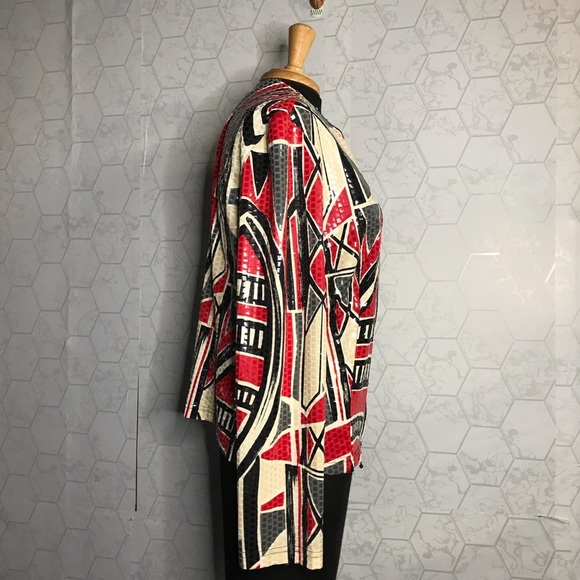 Joseph Ribkoff | Jackets & Coats | Rare Joseph Ribkoff Abstract Jacket ...